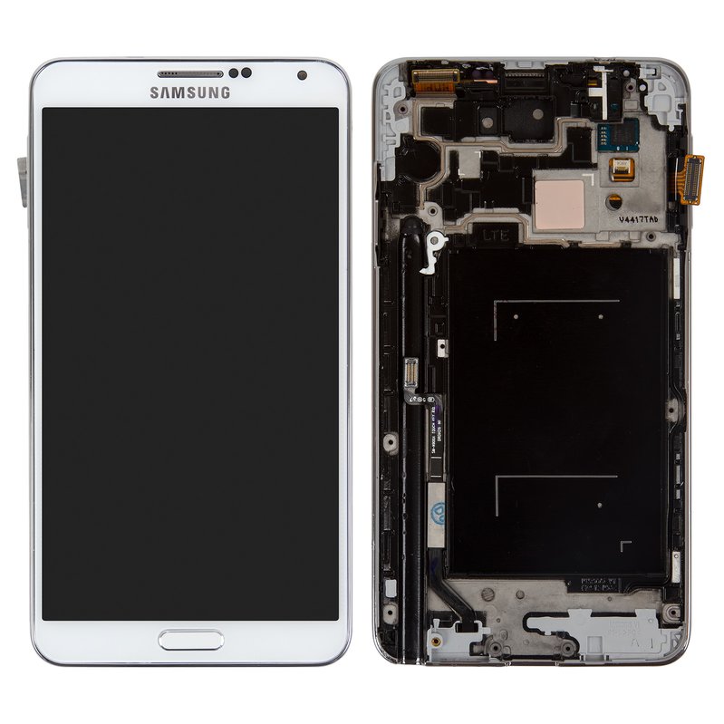 LCD compatible with Samsung N900 Note 3, N9000 Note 3, (white, with ...